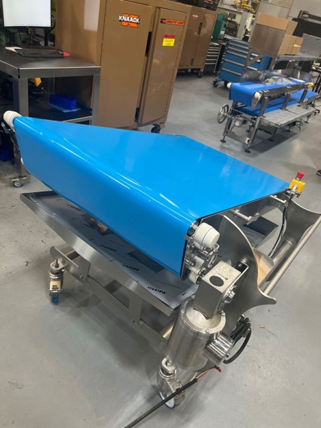Sanitary Food Grade Mobile Belt Conveyor | Thomas Conveyor