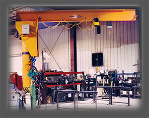 Gorbel I-Beam Jib Cranes: Freestanding, Wall Mounted, Bracket & Mast Type