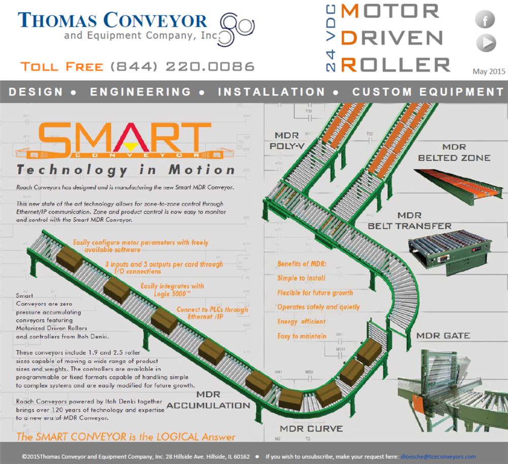 24 Volt Conveyor Systems | Motorized Driven Roller Conveyors | Powered ...