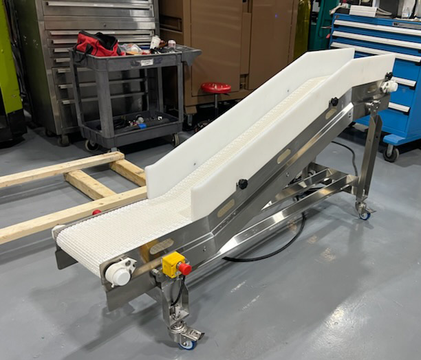 Z Incline FDA Washdown Modular Belt Conveyor | Stainless steel