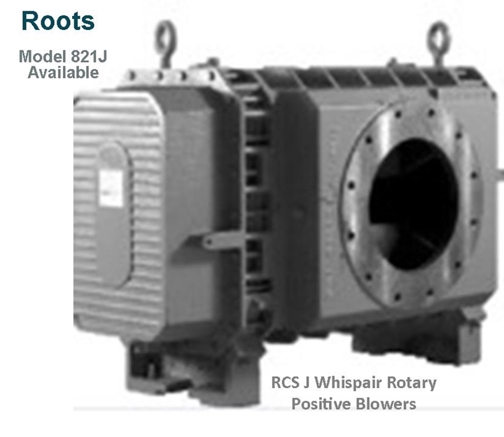 Roots RCS J WHISPAIR Rotary Positive Blowers Model 821J